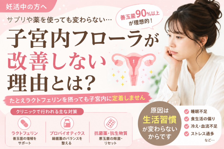 子宮内フローラが改善しない理由とは - さがみ鍼灸整骨院